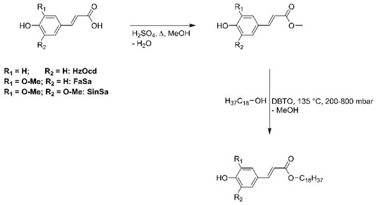 Antioxidant Activity of Biogenic Cinnamic Acid Derivatives in Polypropylene