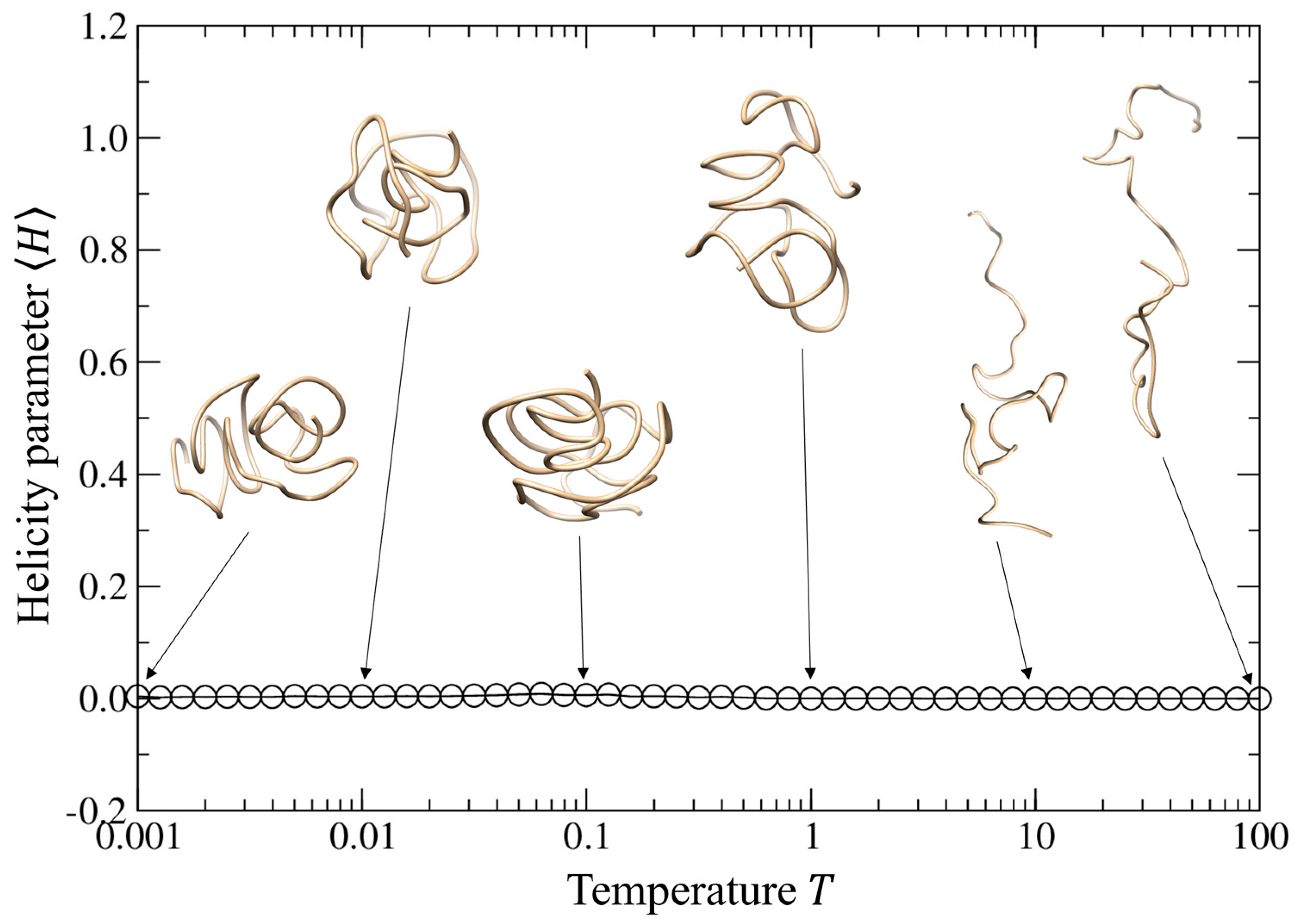 Modeling Coil–Globule–Helix Transition in Polymers by Self-Interacting ...