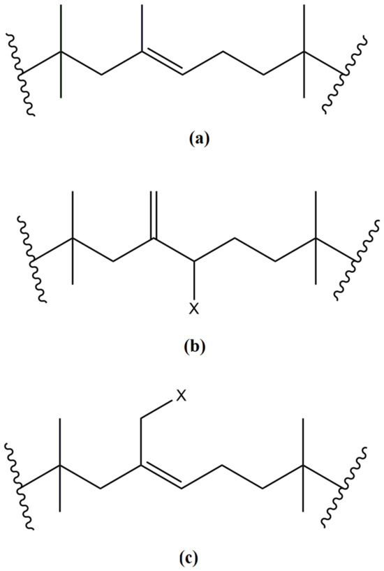 Solvent Swelling-Induced Halogenation of Butyl Rubber Using ...