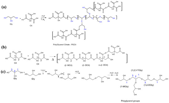 Revealing the Structure Formation on Polyglycerol Citrate Polymers—An ...
