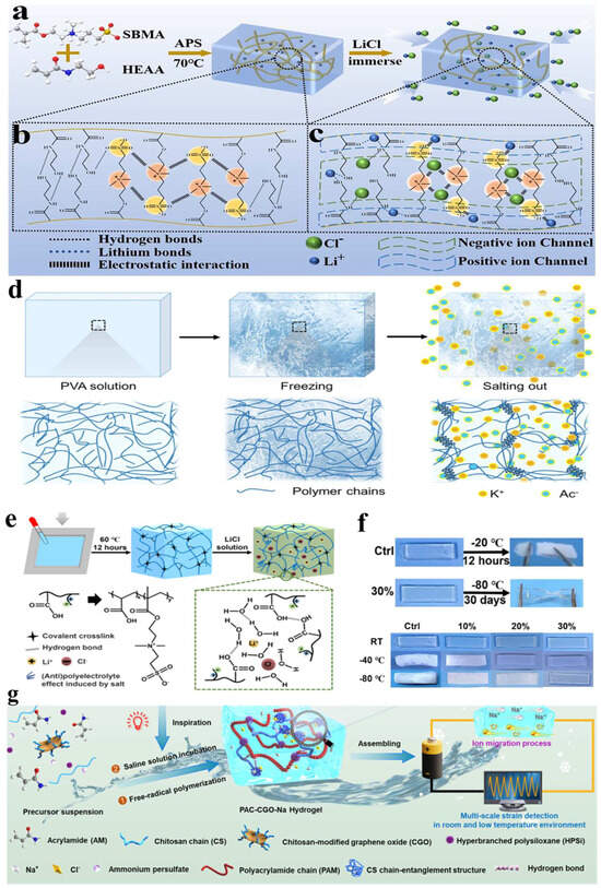 Recent Progress of Anti-Freezing, Anti-Drying, and Anti-Swelling ...
