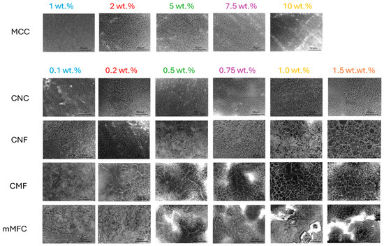 Nanocellulose Grades with Different Morphologies and Surface ...