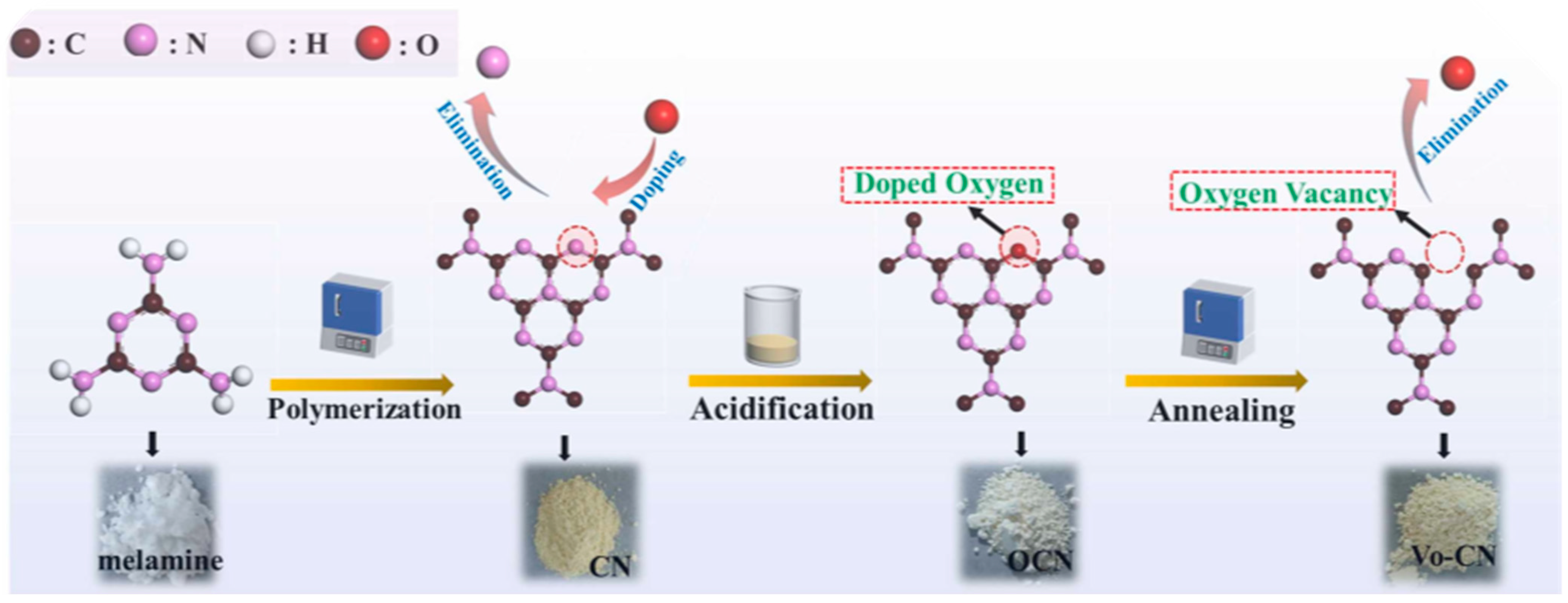 Synthesis, Characterization, and Roles of Vacancy Defects in Polymer ...