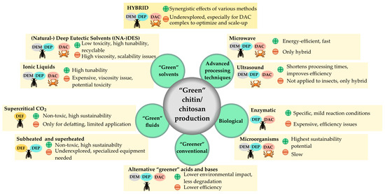 Green Processes for Chitin and Chitosan Production from Insects ...