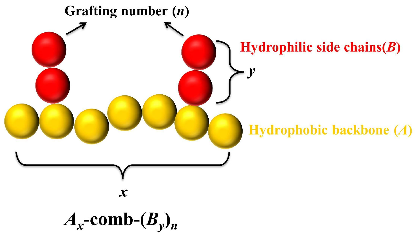 Self-Assembly of Amphiphilic Comb-like Copolymers into Micelles and ...