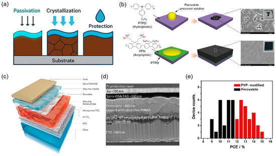 Polymer Functional Layers for Perovskite Solar Cells
