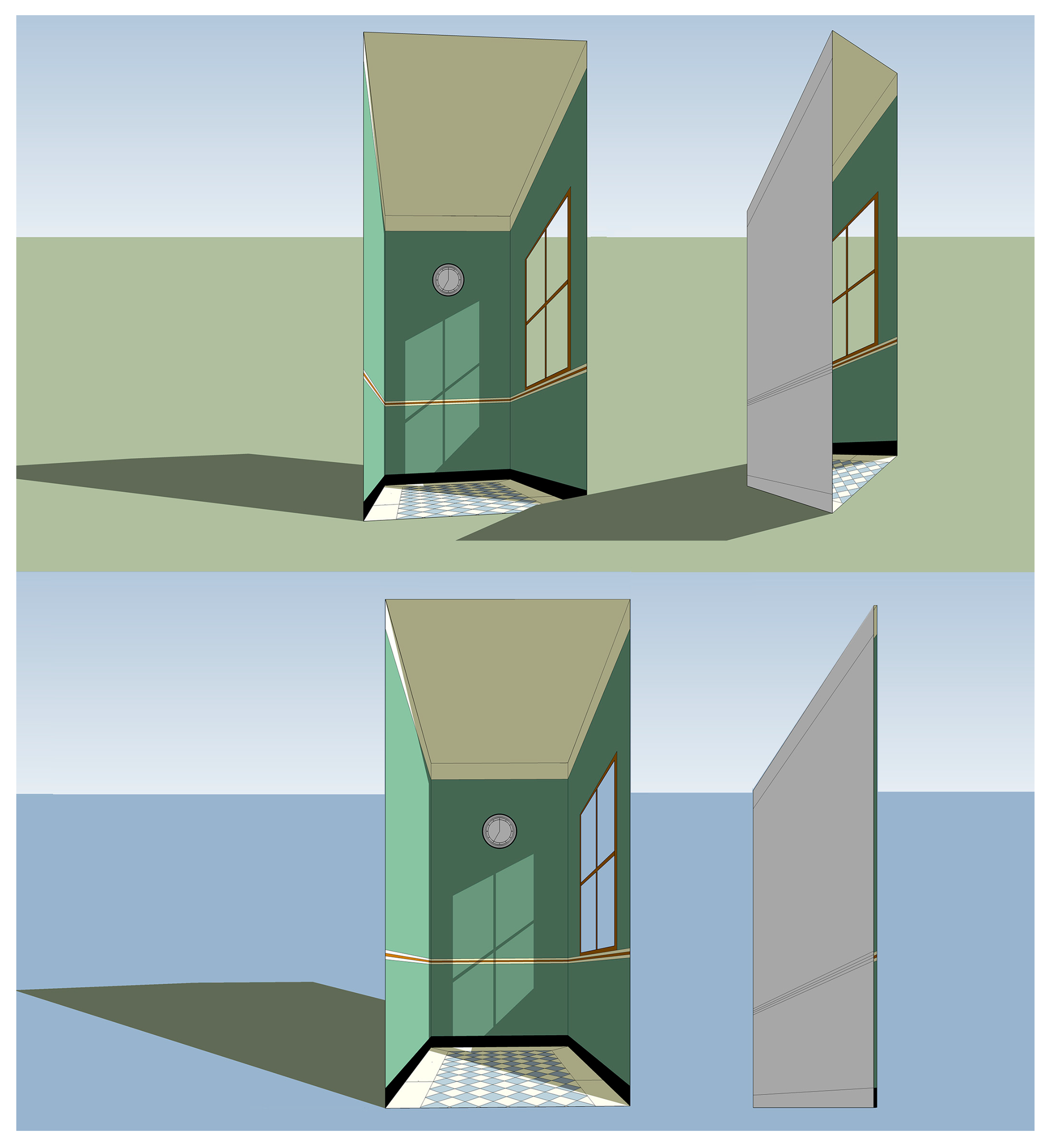 Perspective Applications for Interior Design. Planimetric and ...