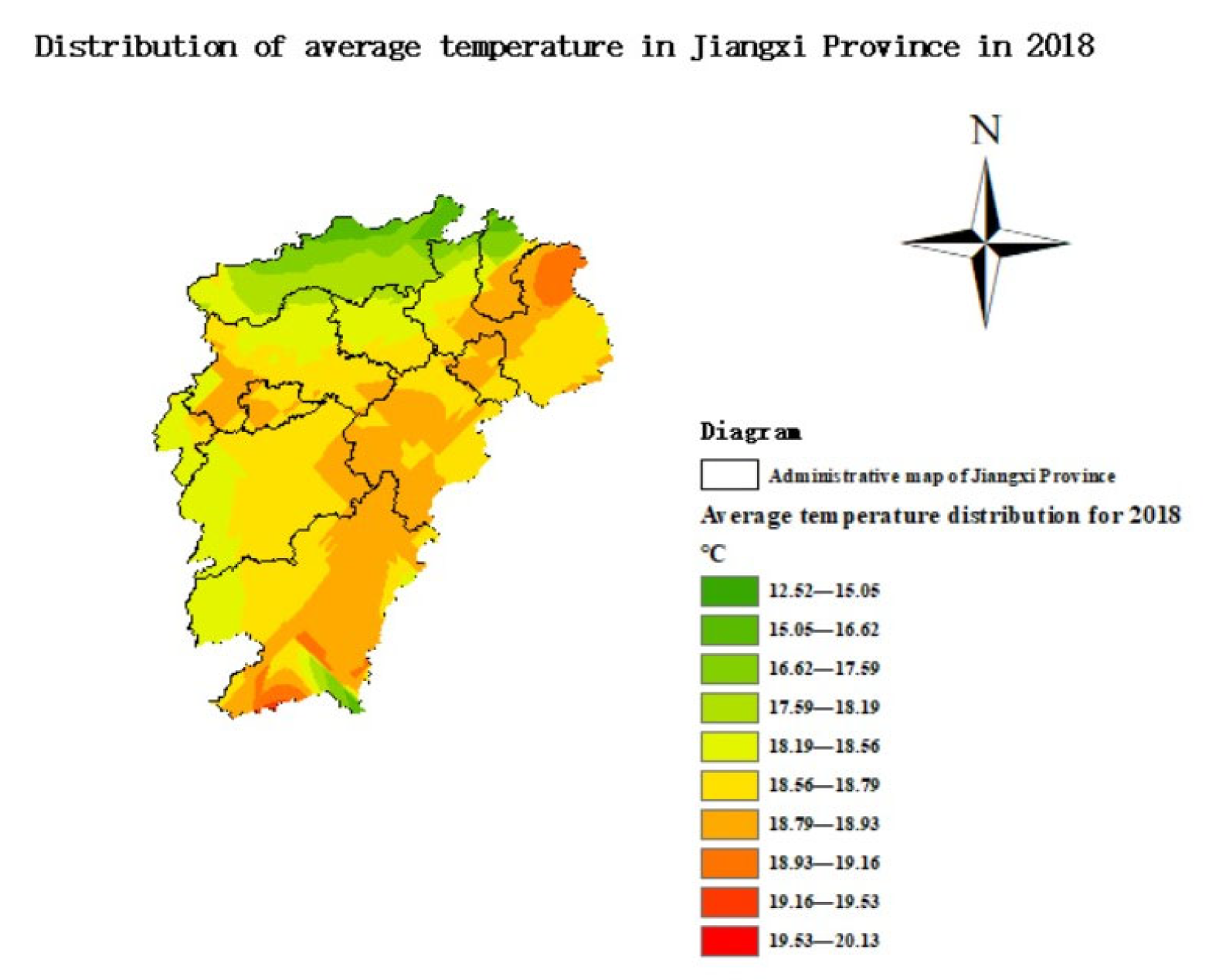 Spatial Interpolation Methods Of Temperature Data Based On Geographic Information System—taking