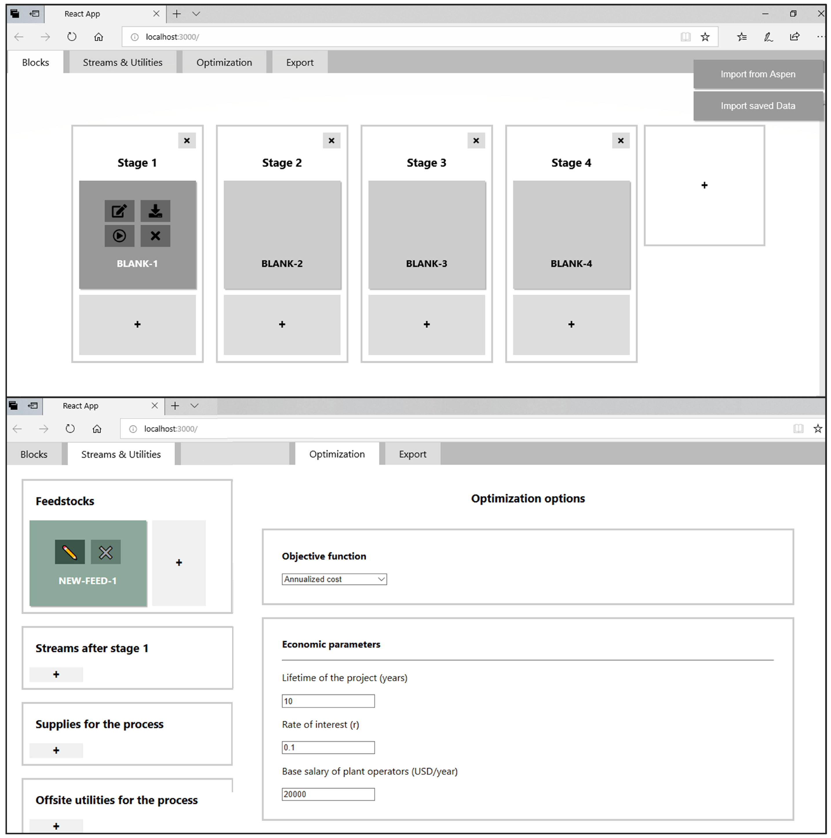 BISSO: Biomass Interface for Superstructure Simulation and Optimization