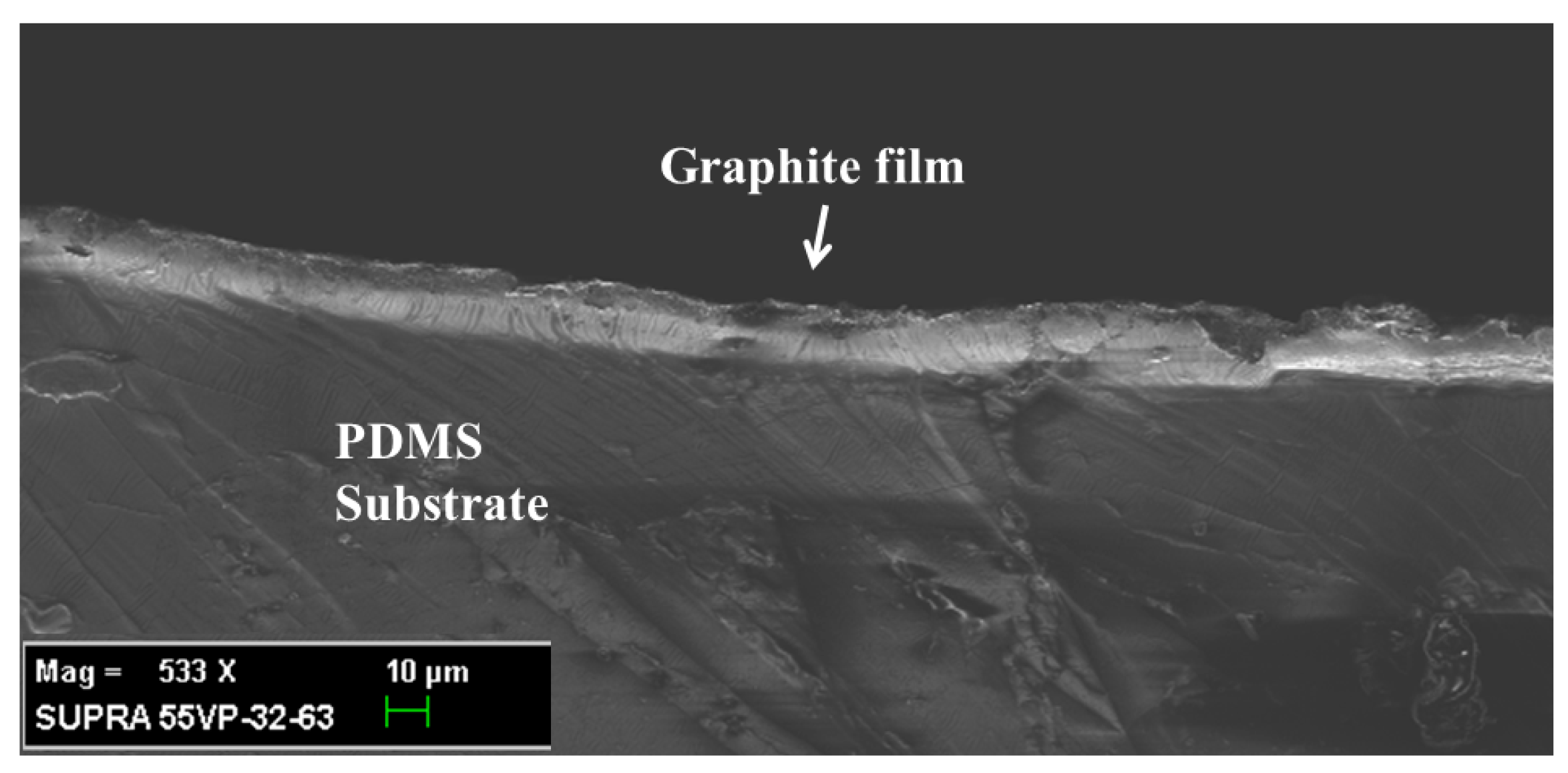 Stretchable and Flexible Thin Films Based on Expanded Graphite Particles