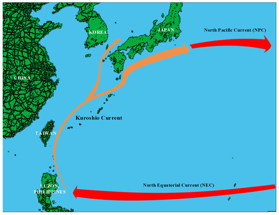 Kuroshio Current Location