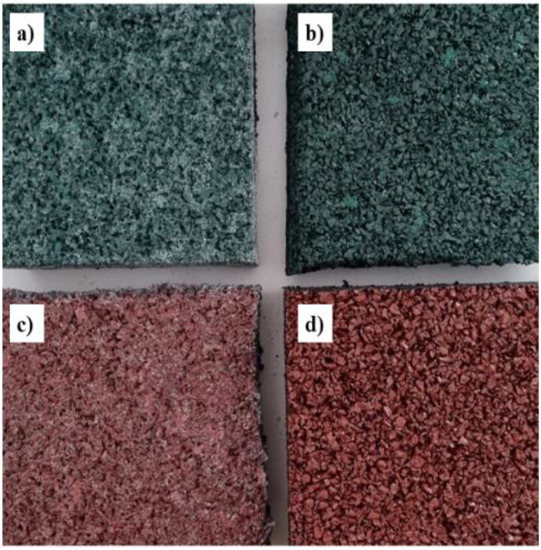 Rubber Tiles Made from Secondary Raw Materials with Immobilized ...