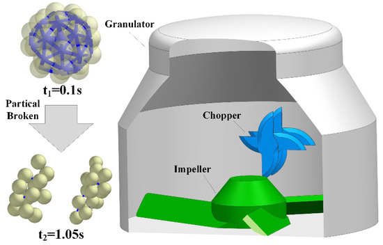 Research on the Particle Breakage Mechanism in High-Speed Shear Wet Granulation