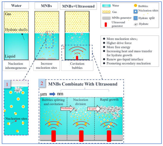 Fast Formation of Hydrate Induced by Micro-Nano Bubbles: A Review of Current Status