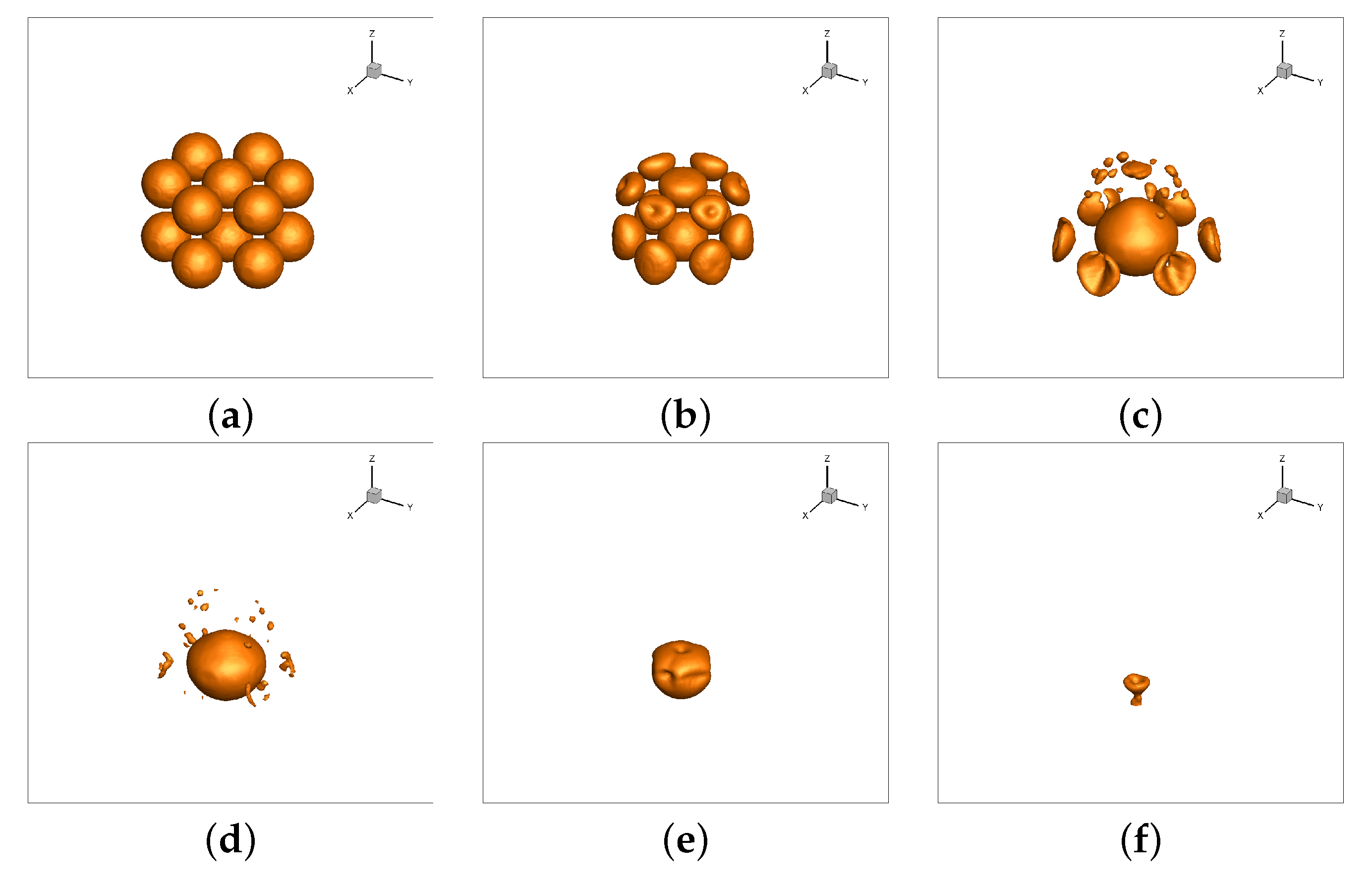 Direct Numerical Simulation of Bubble Cluster Collapse: Shape Evolution ...