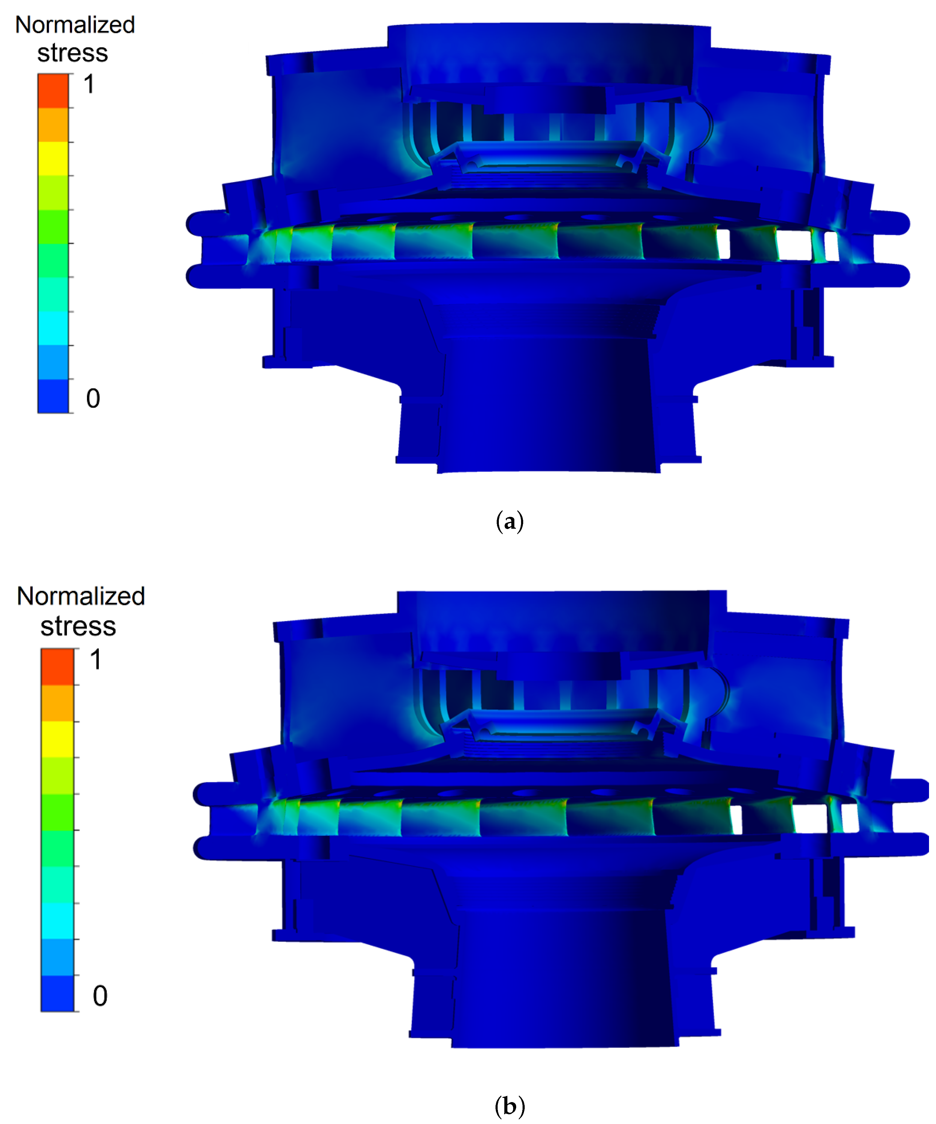 Numerical Study on the Flow and Structural Characteristics of a Large ...