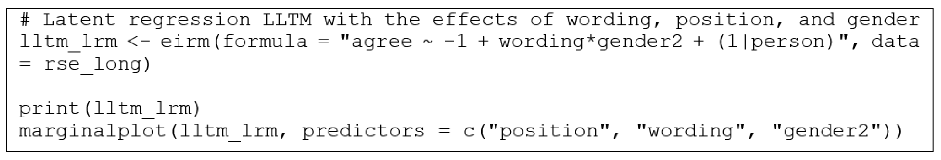 Estimating Explanatory Extensions of Dichotomous and Polytomous Rasch Models: The eirm Package in R