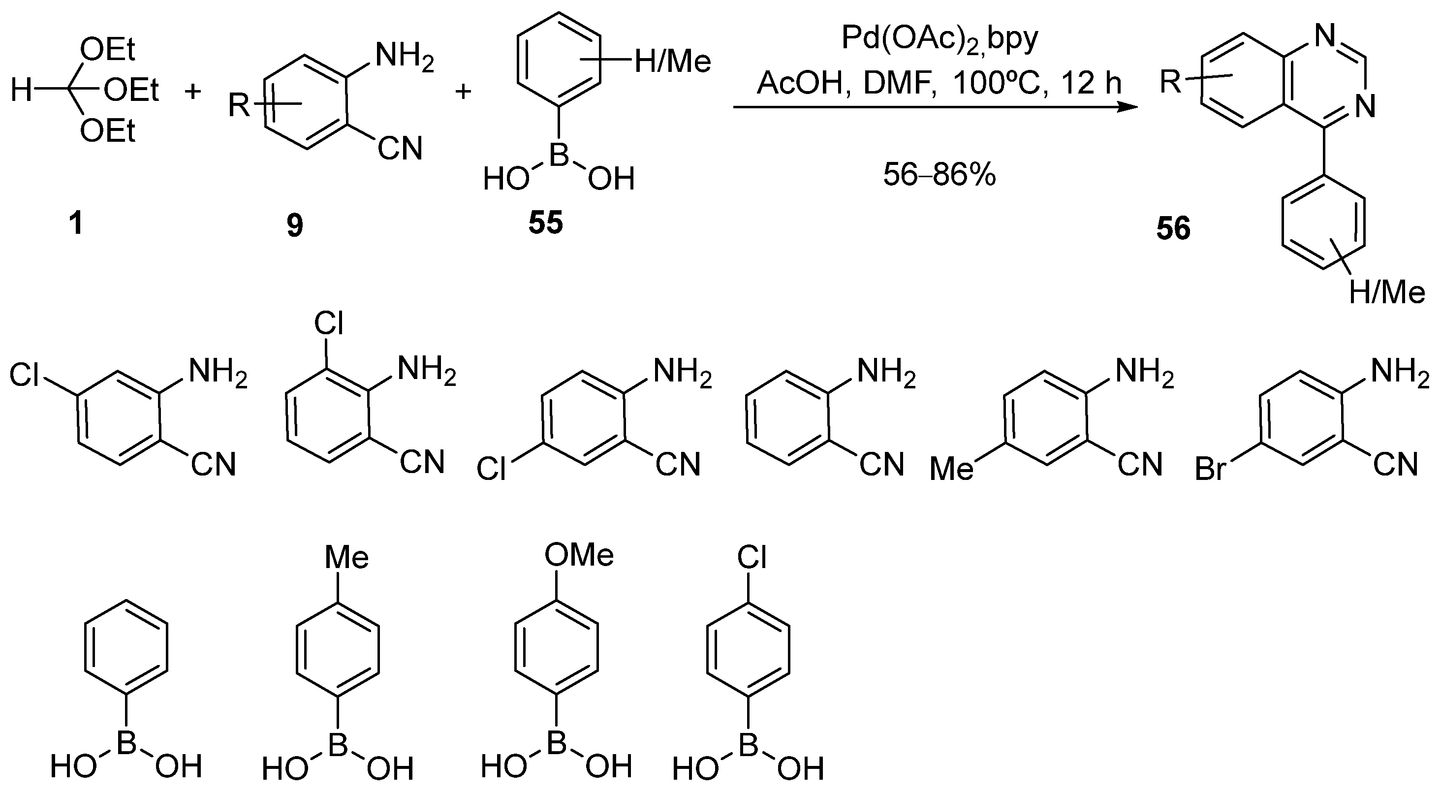 One-Pot Reactions of Triethyl Orthoformate with Amines