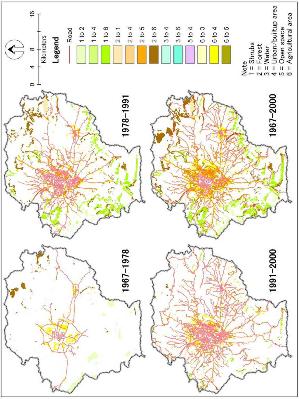 Examining Spatiotemporal Urbanization Patterns in Kathmandu Valley ...