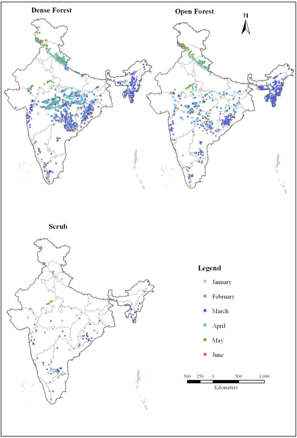 Tracking Fires in India Using Advanced Along Track Scanning Radiometer ...