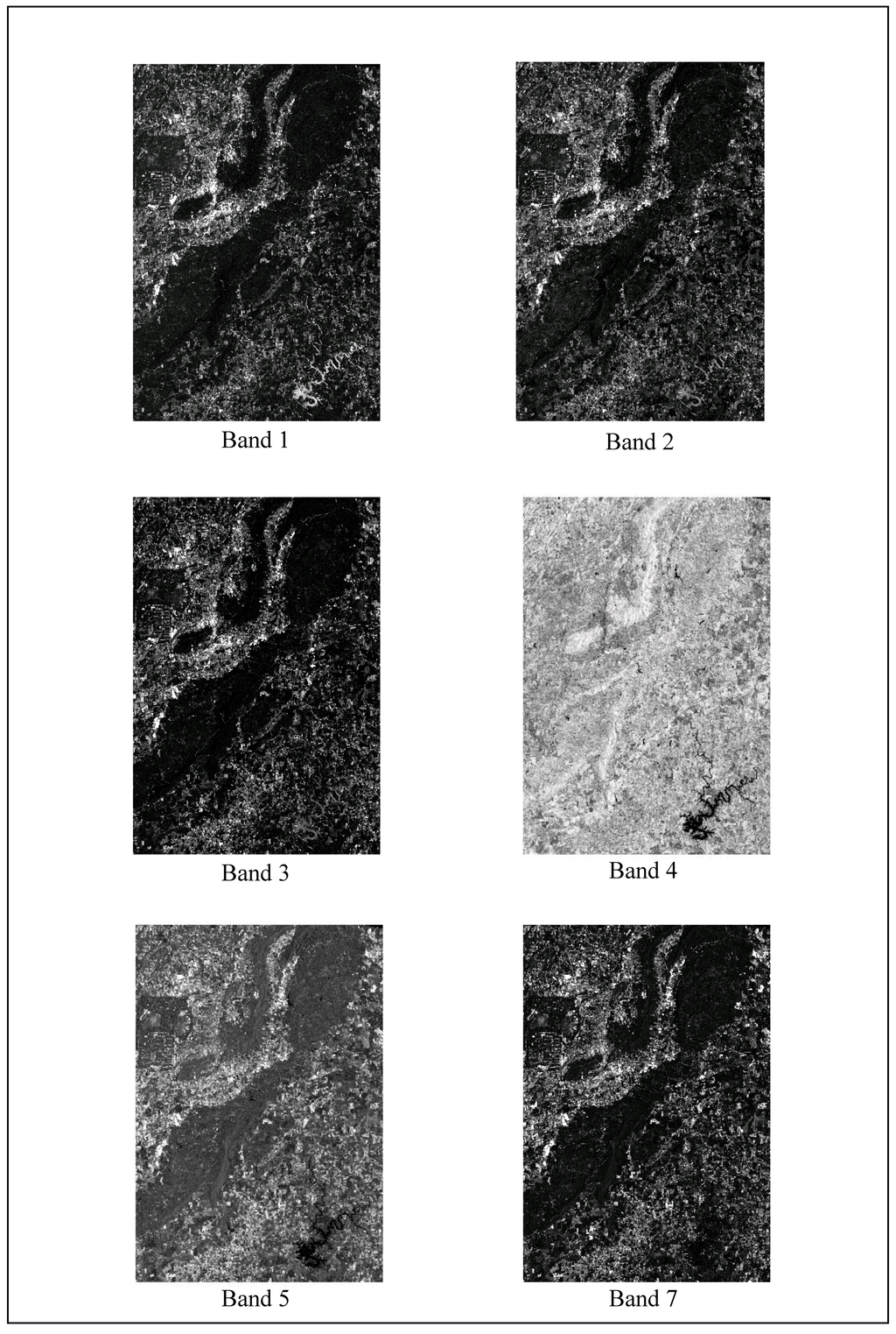 Effects of Spatial and Spectral Resolutions on Fractal Dimensions in ...
