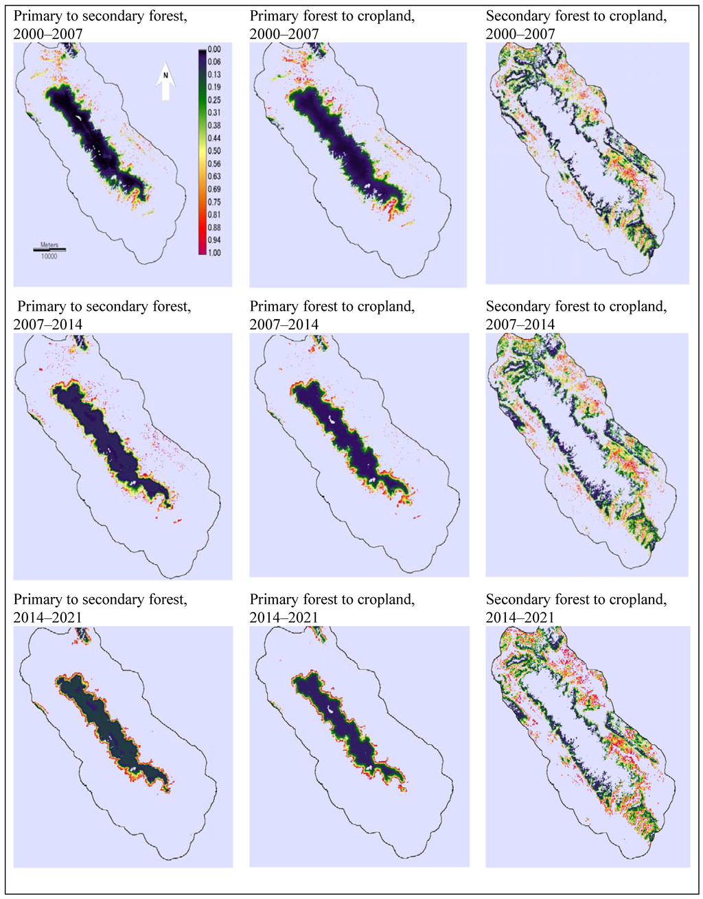 Forecasting Areas Vulnerable to Forest Conversion in the Tam Dao National Park Region, Vietnam