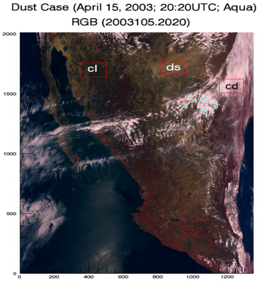 Dust and Smoke Detection for Multi-Channel Imagers