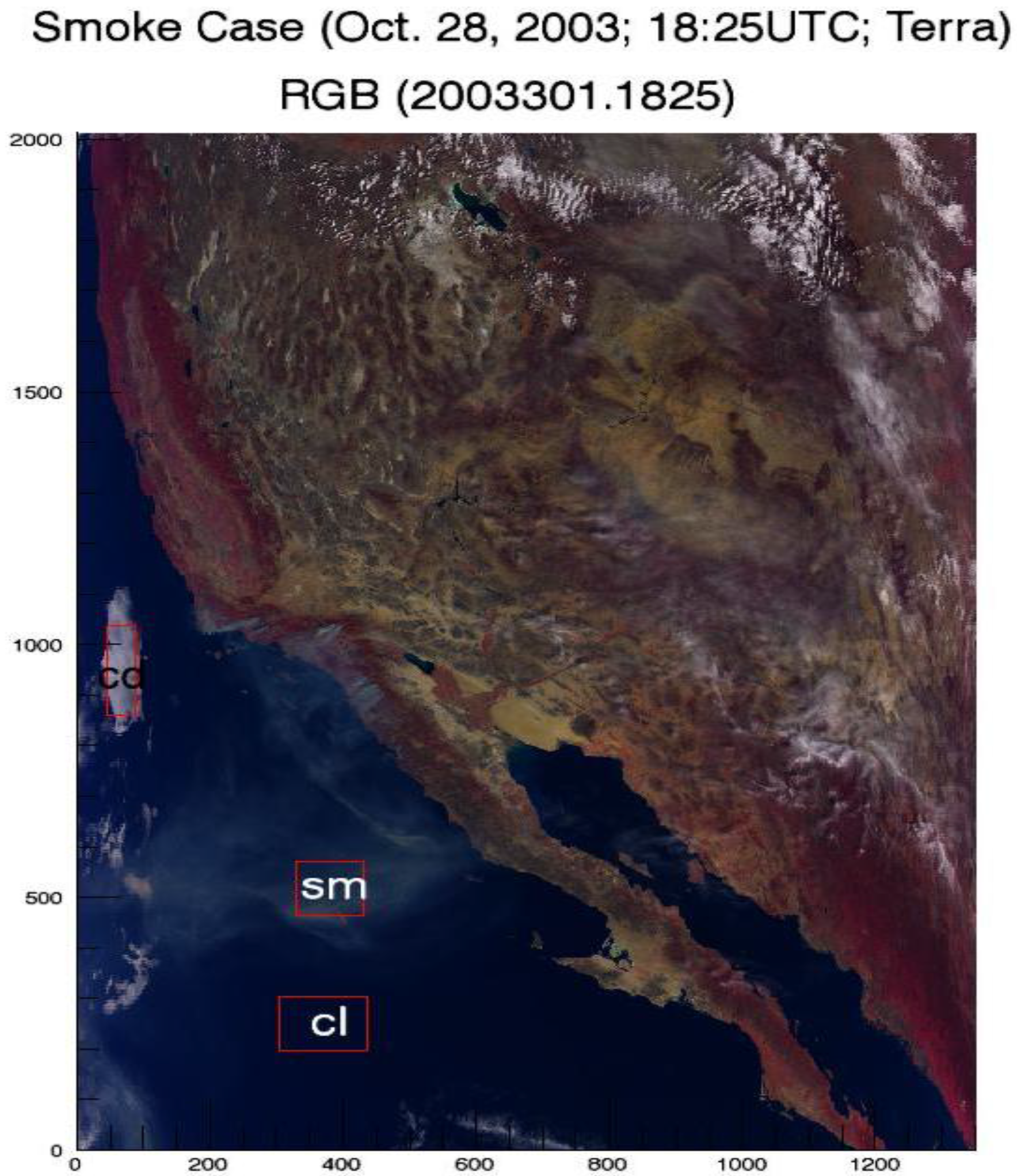 Dust and Smoke Detection for Multi-Channel Imagers