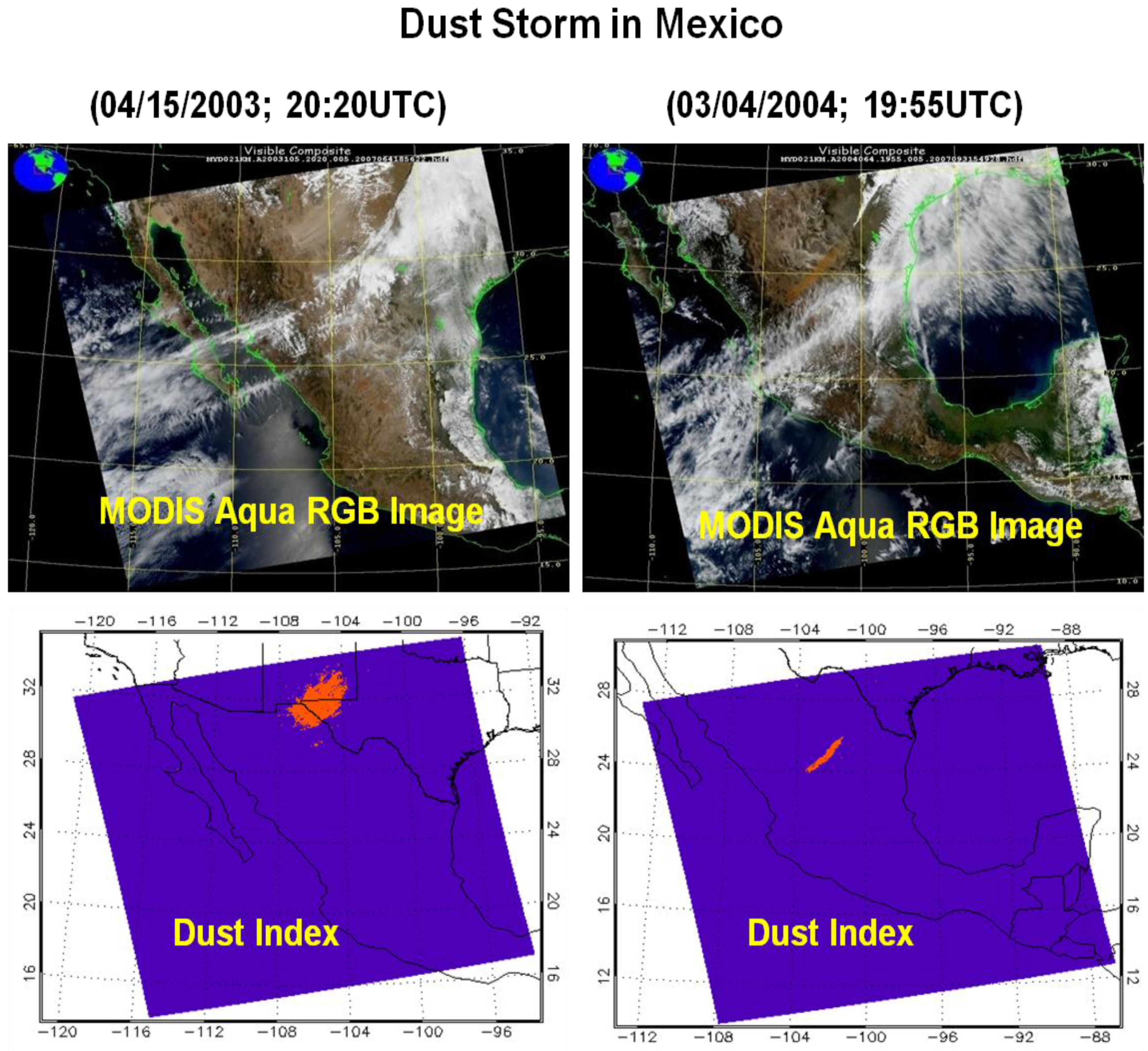 Dust and Smoke Detection for Multi-Channel Imagers