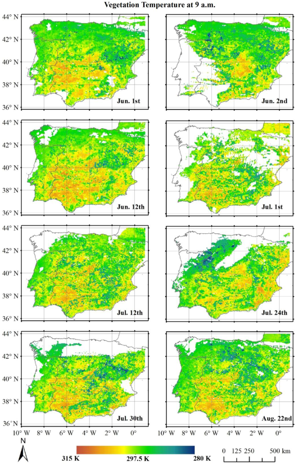 A Synergetic Algorithm for Mid-Morning Land Surface Soil and Vegetation ...