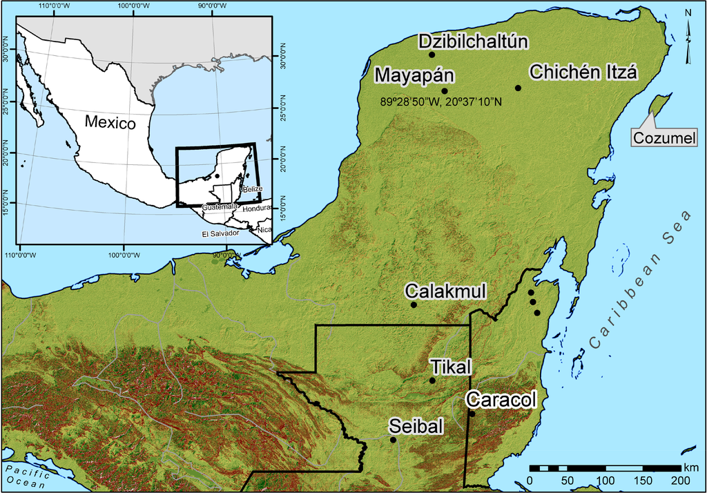High-Density LiDAR Mapping of the Ancient City of Mayapán
