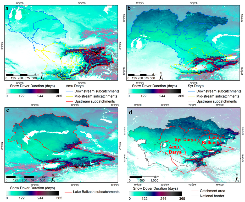 Identifying Changing Snow Cover Characteristics in Central Asia between ...