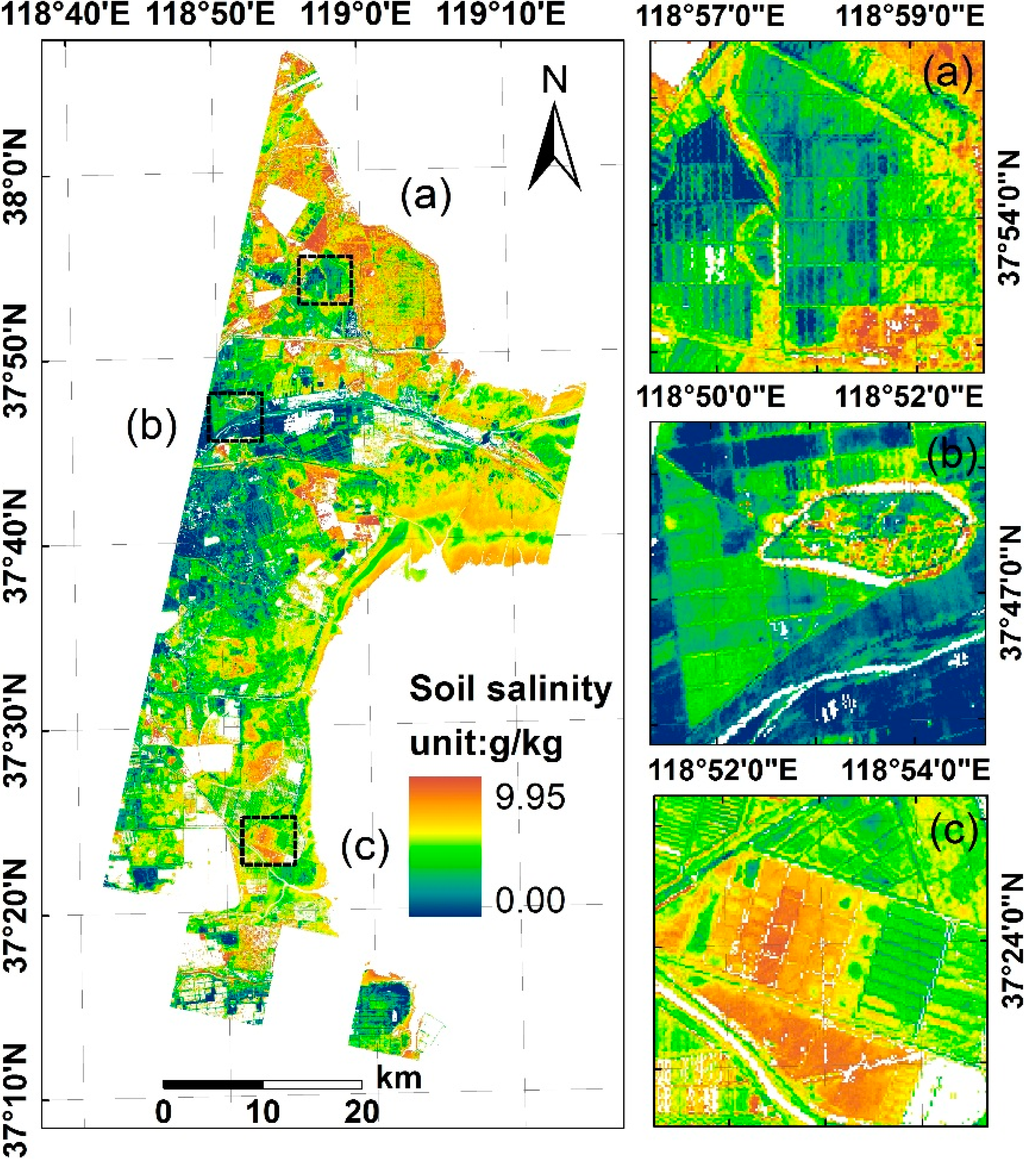 Soil Salinity Retrieval from Advanced Multi-Spectral Sensor with ...