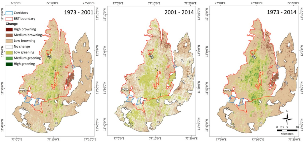 Assessing Habitat Quality of Forest-Corridors through NDVI Analysis in ...