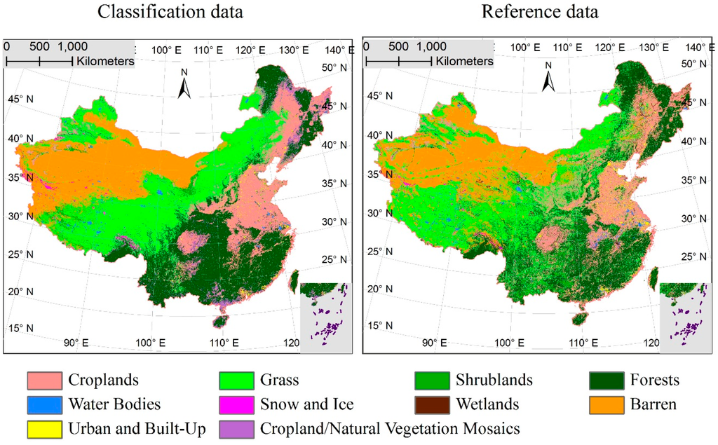 Evaluation of the 2010 MODIS Collection 5.1 Land Cover Type Product ...