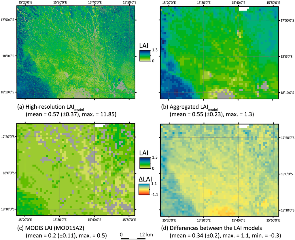 Comparing the Dry Season In-Situ Leaf Area Index (LAI) Derived from ...