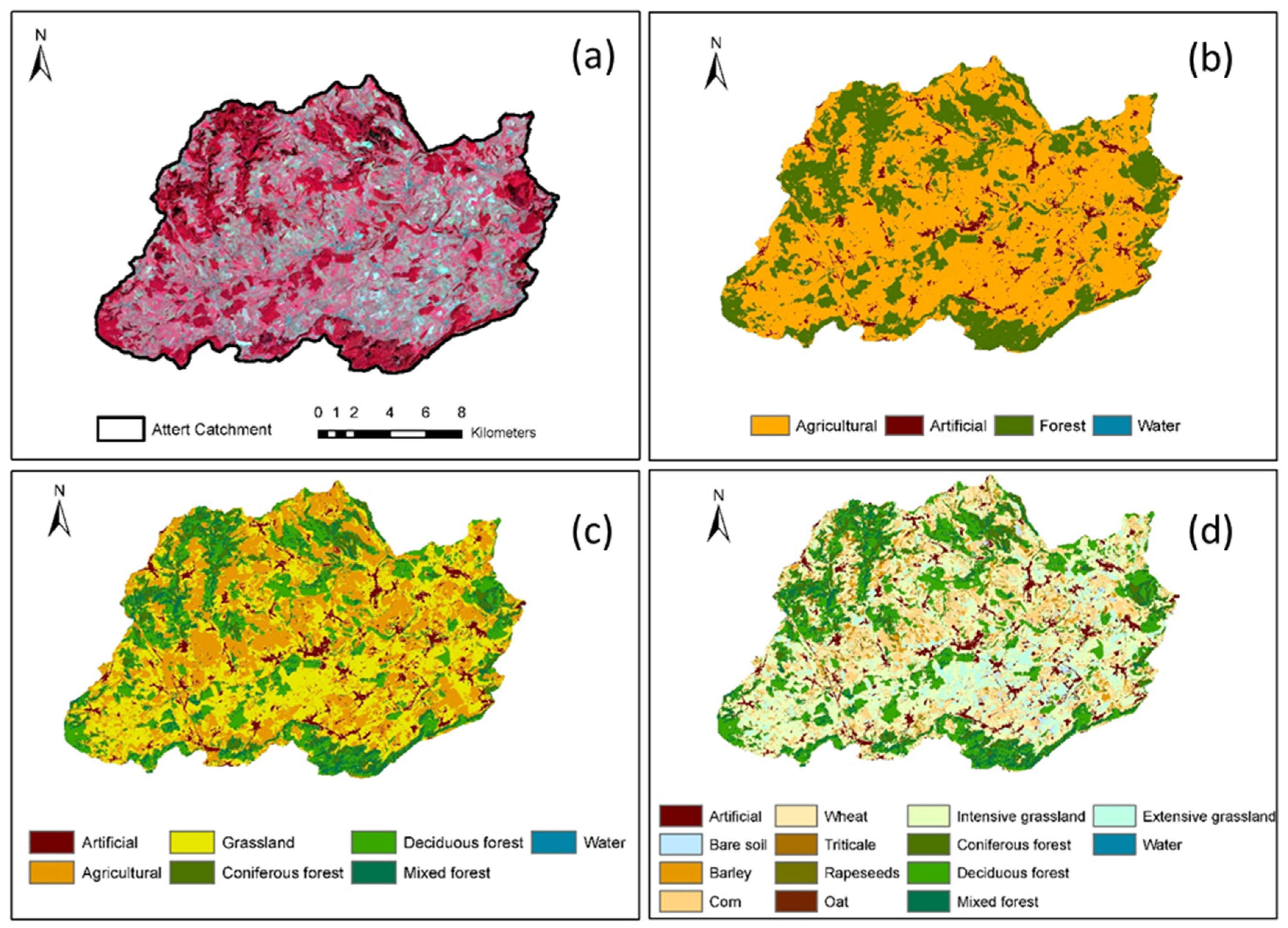 The Improvement of Land Cover Classification by Thermal Remote Sensing