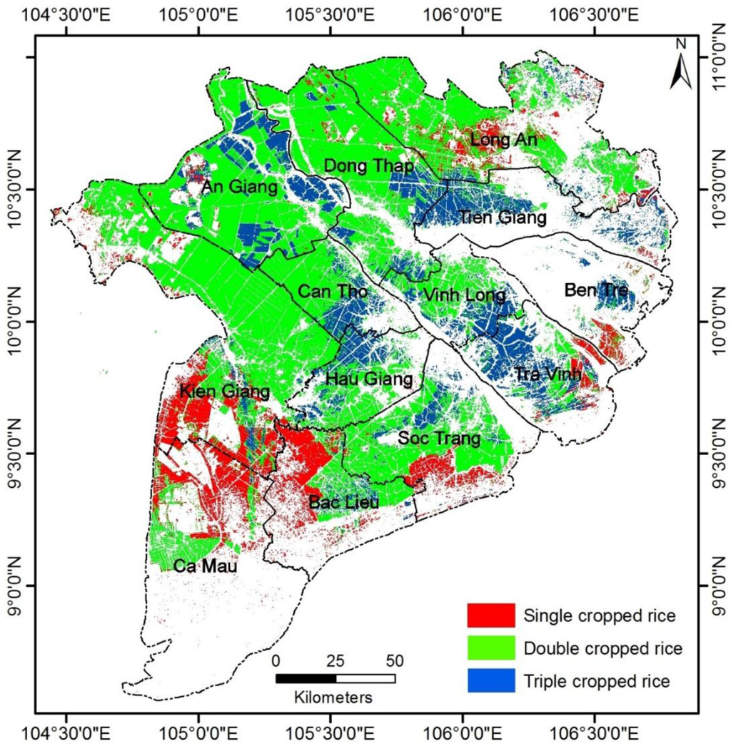 Mapping Rice Seasonality in the Mekong Delta with Multi-Year Envisat ...