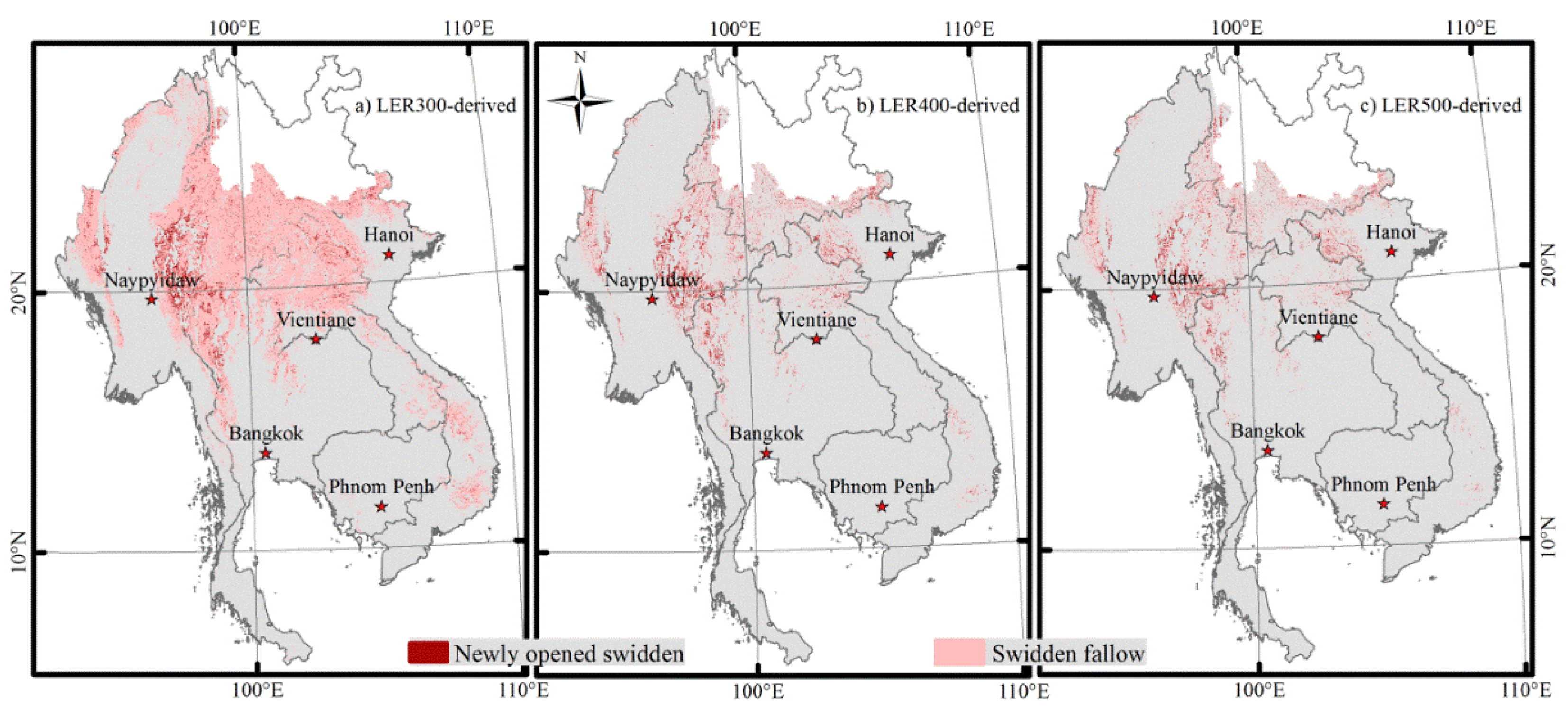 Extent and Area of Swidden in Montane Mainland Southeast Asia ...