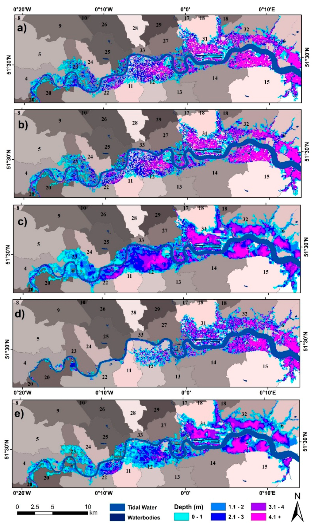 Uncertainties in Tidally Adjusted Estimates of Sea Level Rise Flooding ...