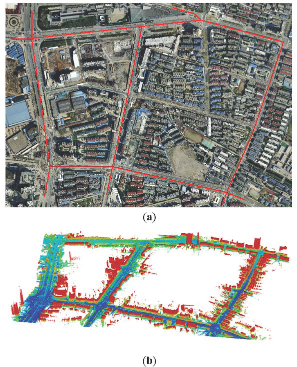 Building Point Detection from Vehicle-Borne LiDAR Data Based on Voxel Group and Horizontal ...
