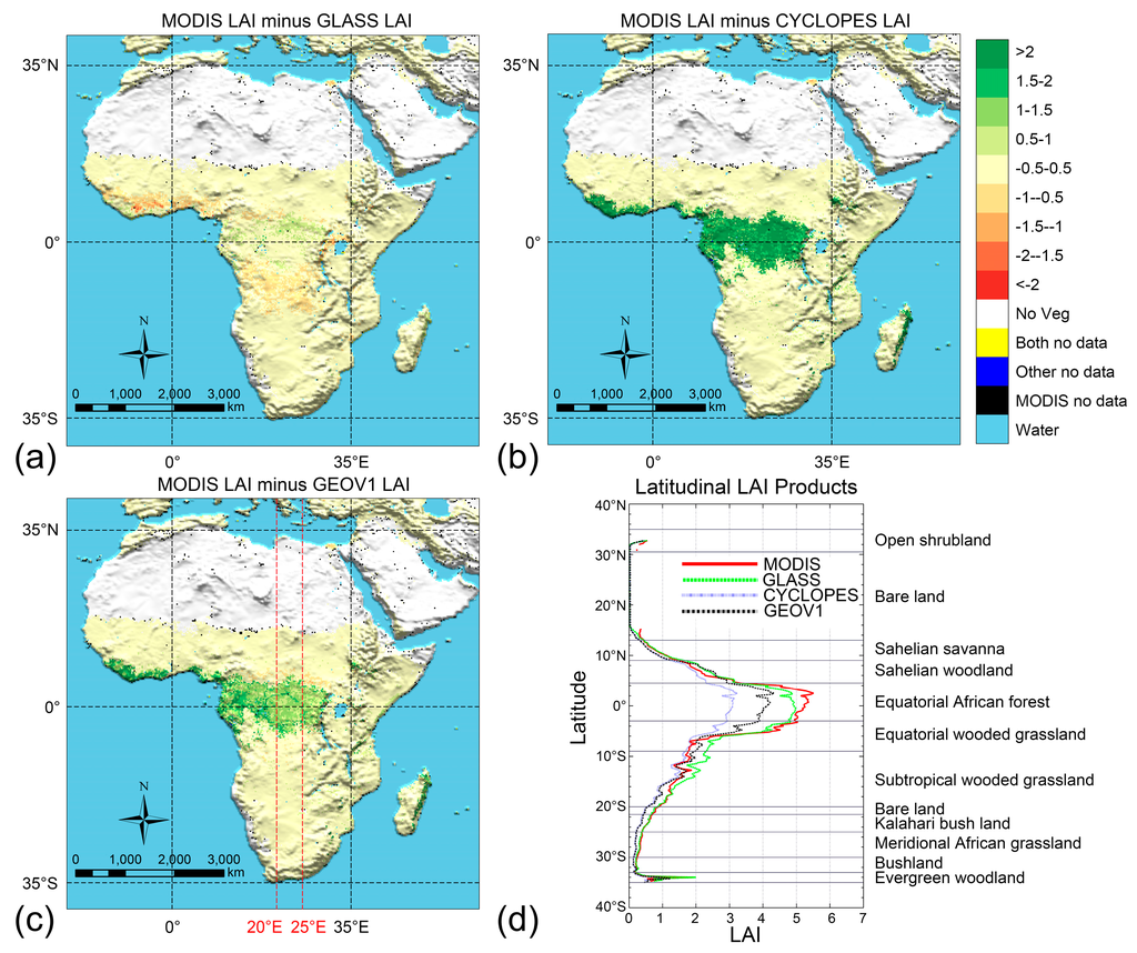 Evaluation of MODIS LAI/FPAR Product Collection 6. Part 2: Validation and Intercomparison