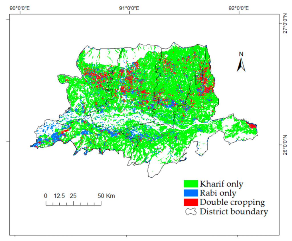 An Object Based Paddy Rice Classification Using Multi Spectral Data And Crop Phenology In Assam