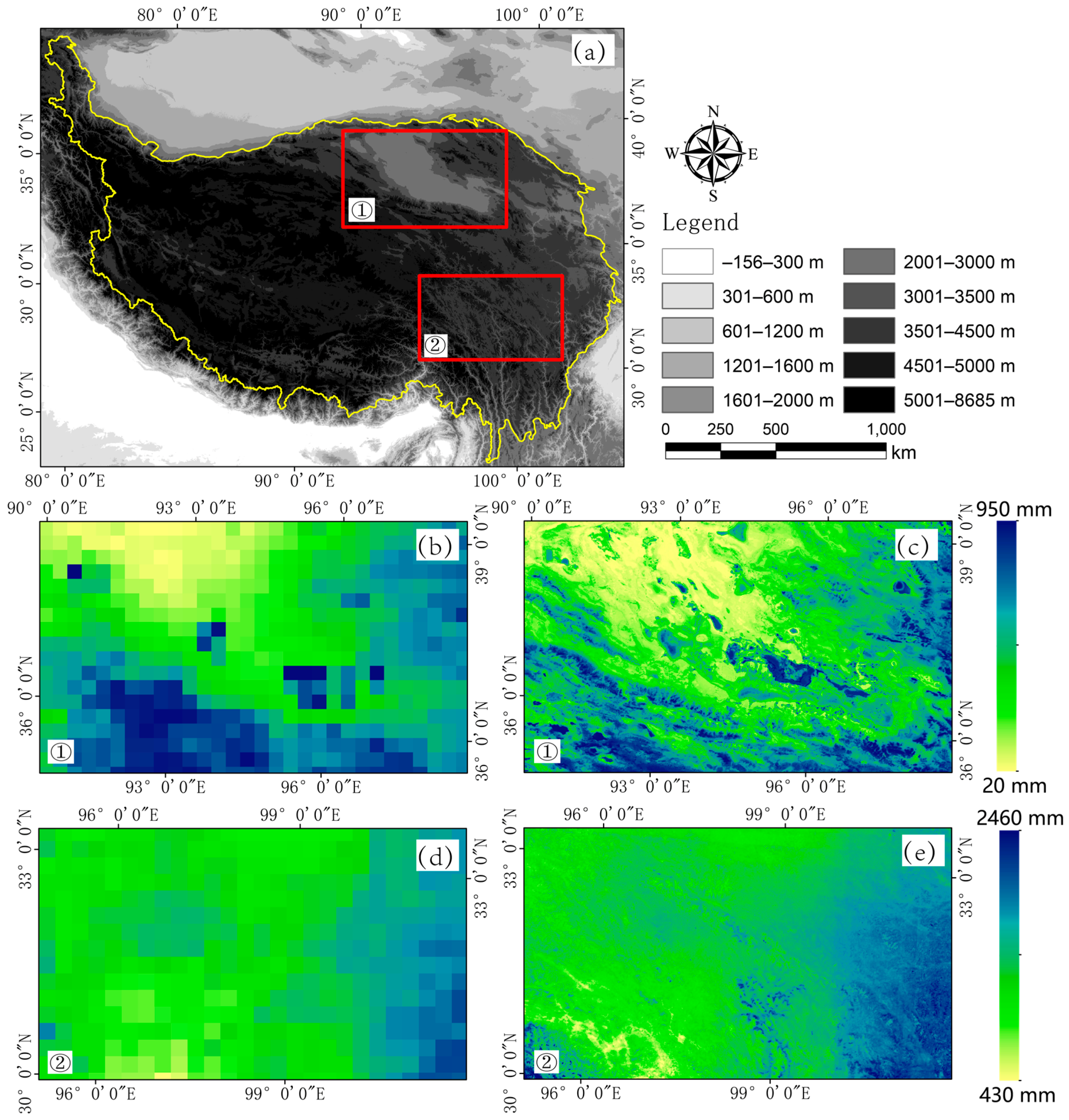 A Spatial Downscaling Algorithm for Satellite-Based Precipitation over ...