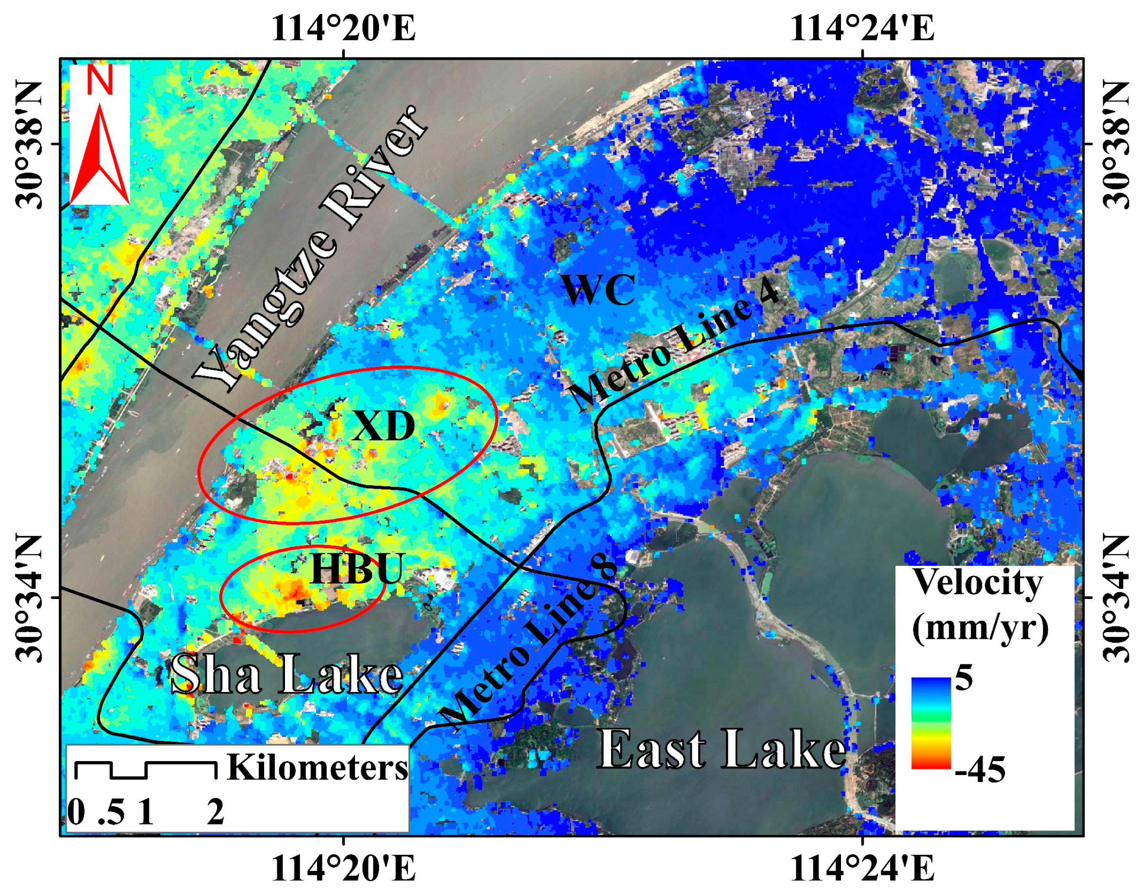Remote Sensing Free Full Text Wuhan Surface Subsidence Analysis In 2015 2016 Based On