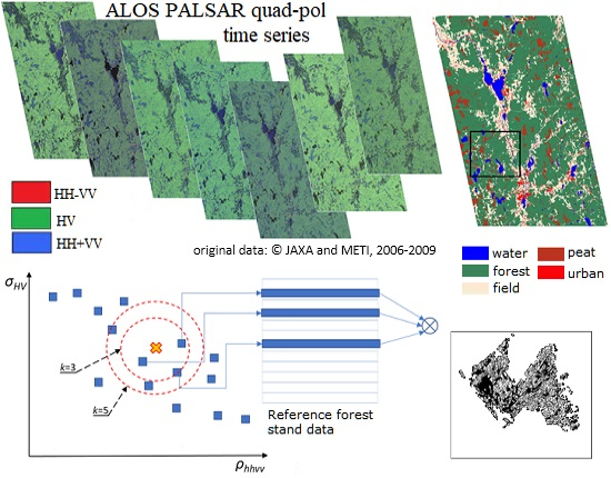 Remote Sensing | Free Full-Text | Polarimetric ALOS PALSAR Time Series in Mapping Biomass of ...
