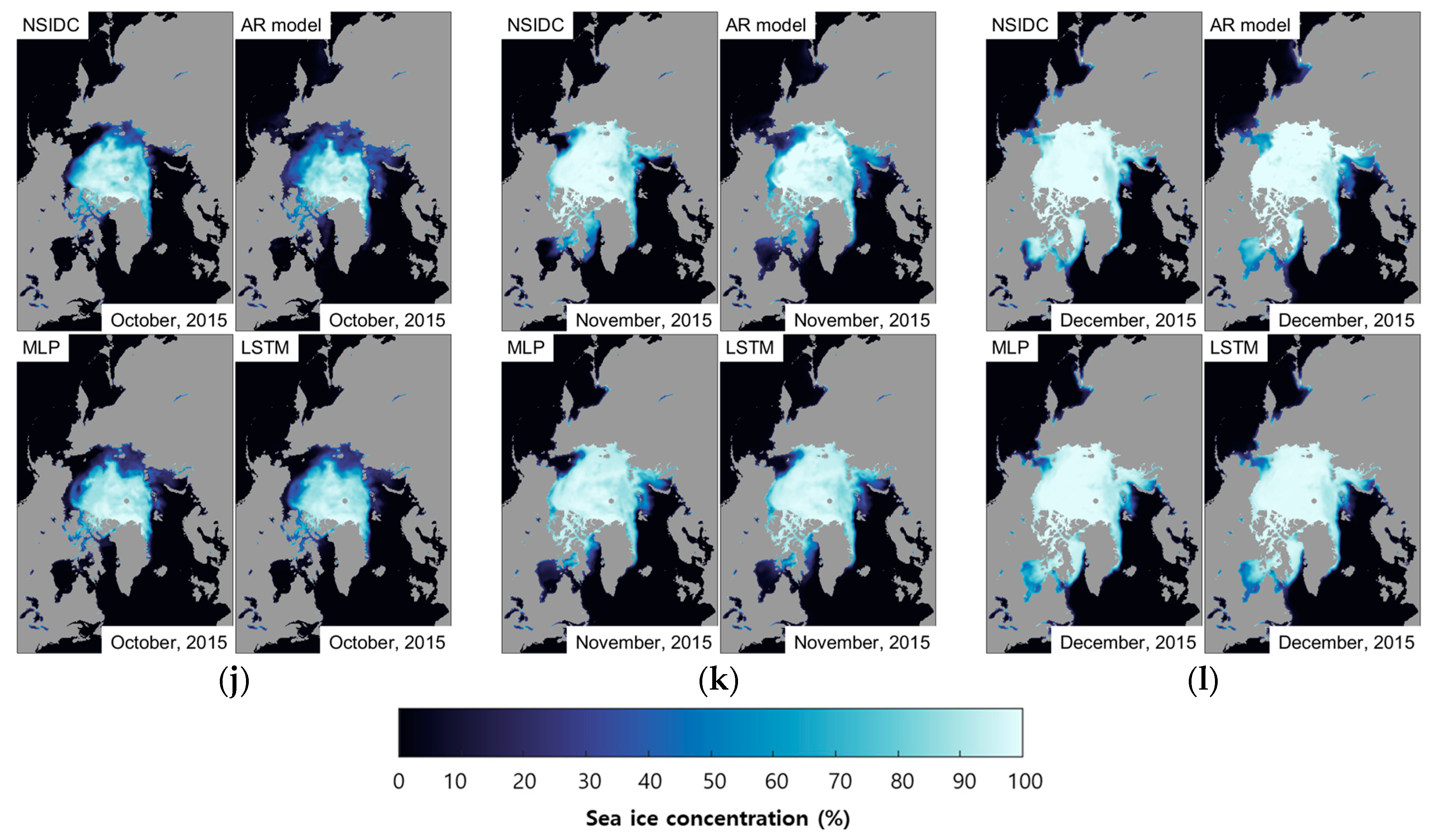Prediction of Arctic Sea Ice Concentration Using a Fully Data Driven ...
