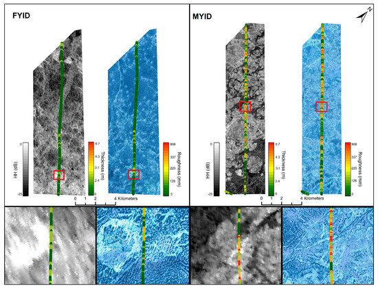 Linking Regional Winter Sea Ice Thickness and Surface Roughness to ...