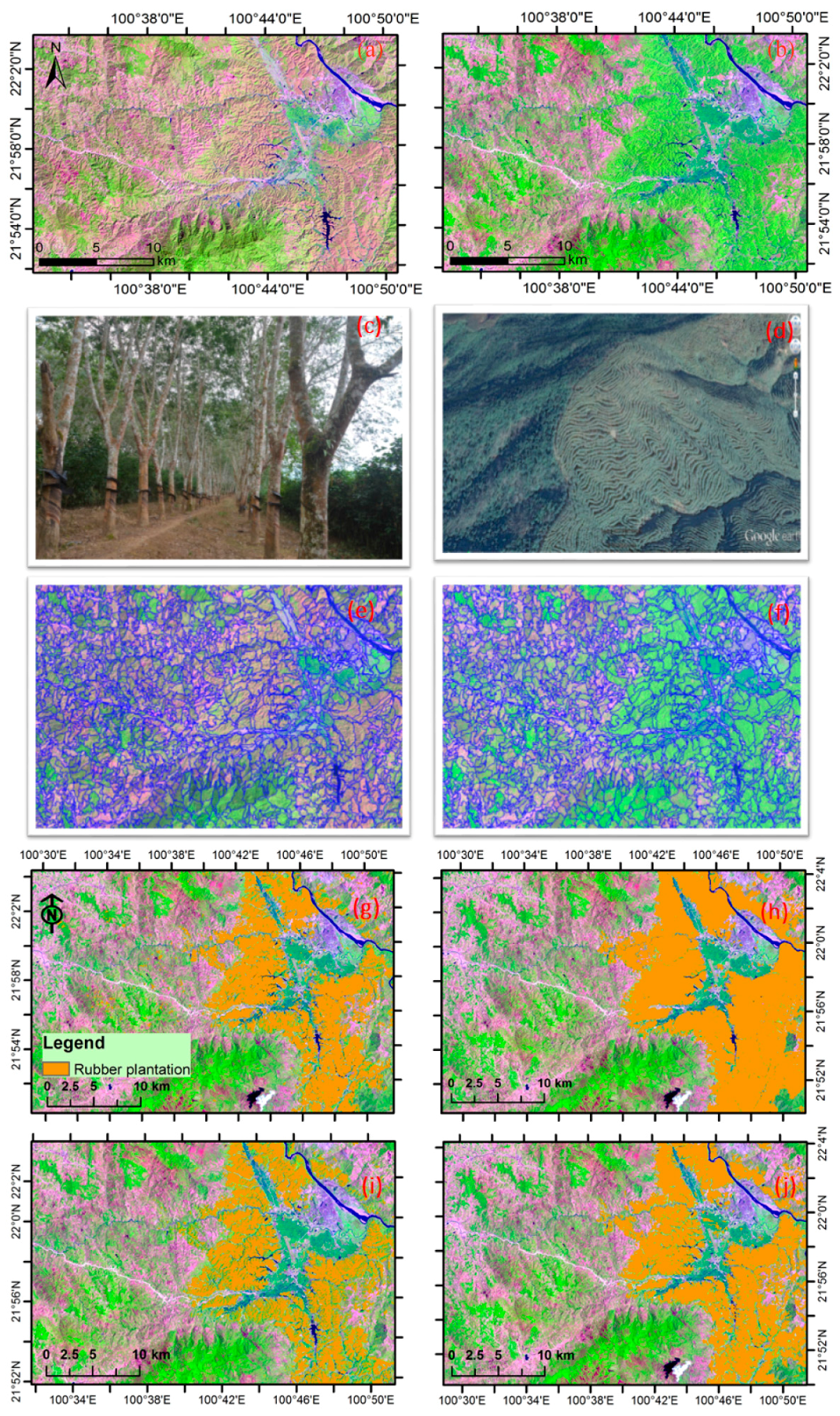 Comparison of Pixel- and Object-Based Approaches in Phenology-Based Rubber Plantation Mapping in ...