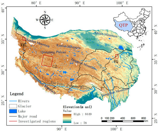 Qinghai Xizang Plateau Map